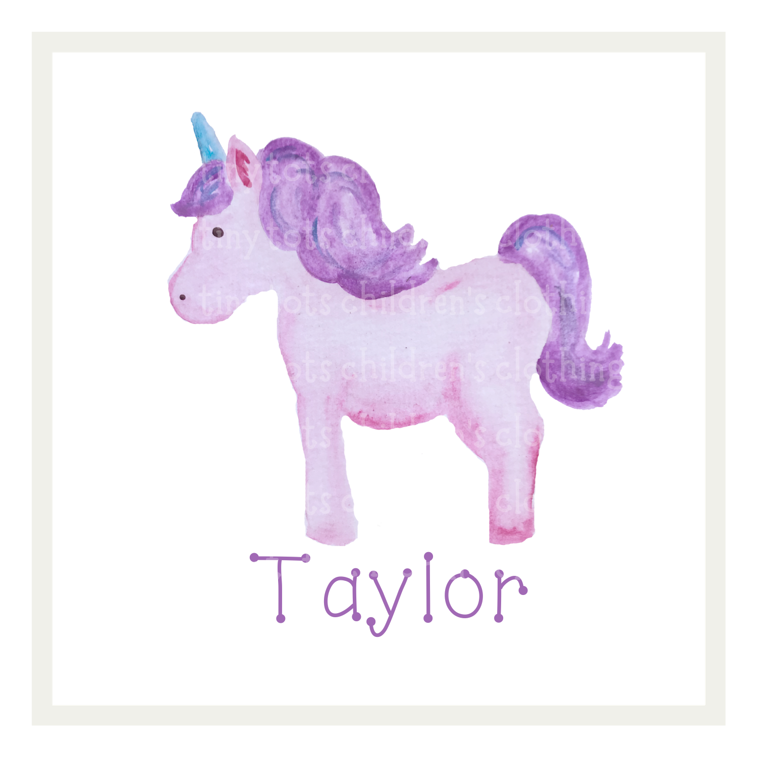 Purple Unicorn – Tiny Tots Childrens Clothing