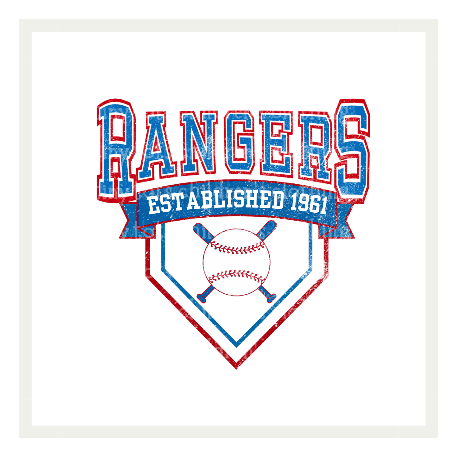 Rangers Baseball – Tiny Tots Childrens Clothing