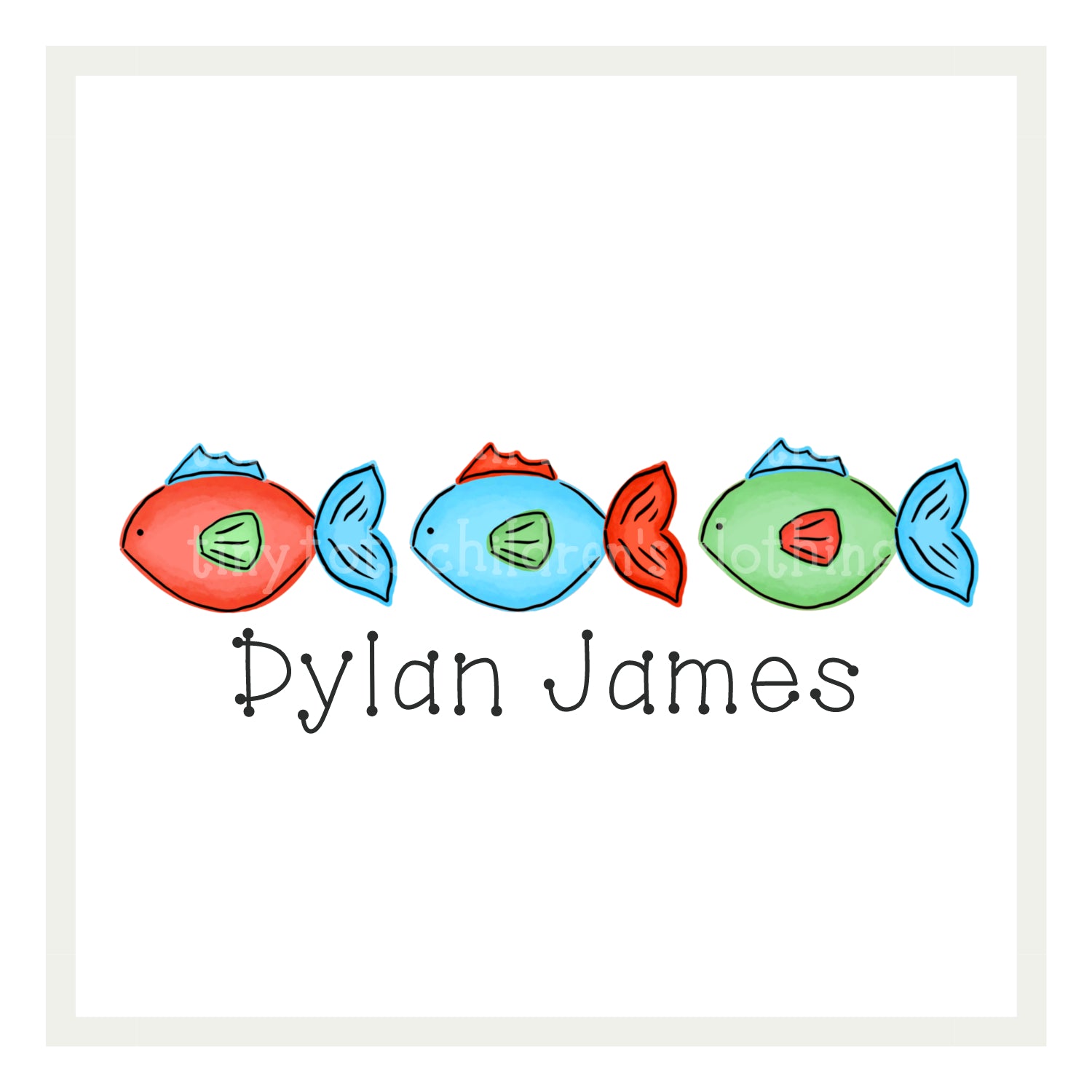 Fish Trio – Tiny Tots Childrens Clothing