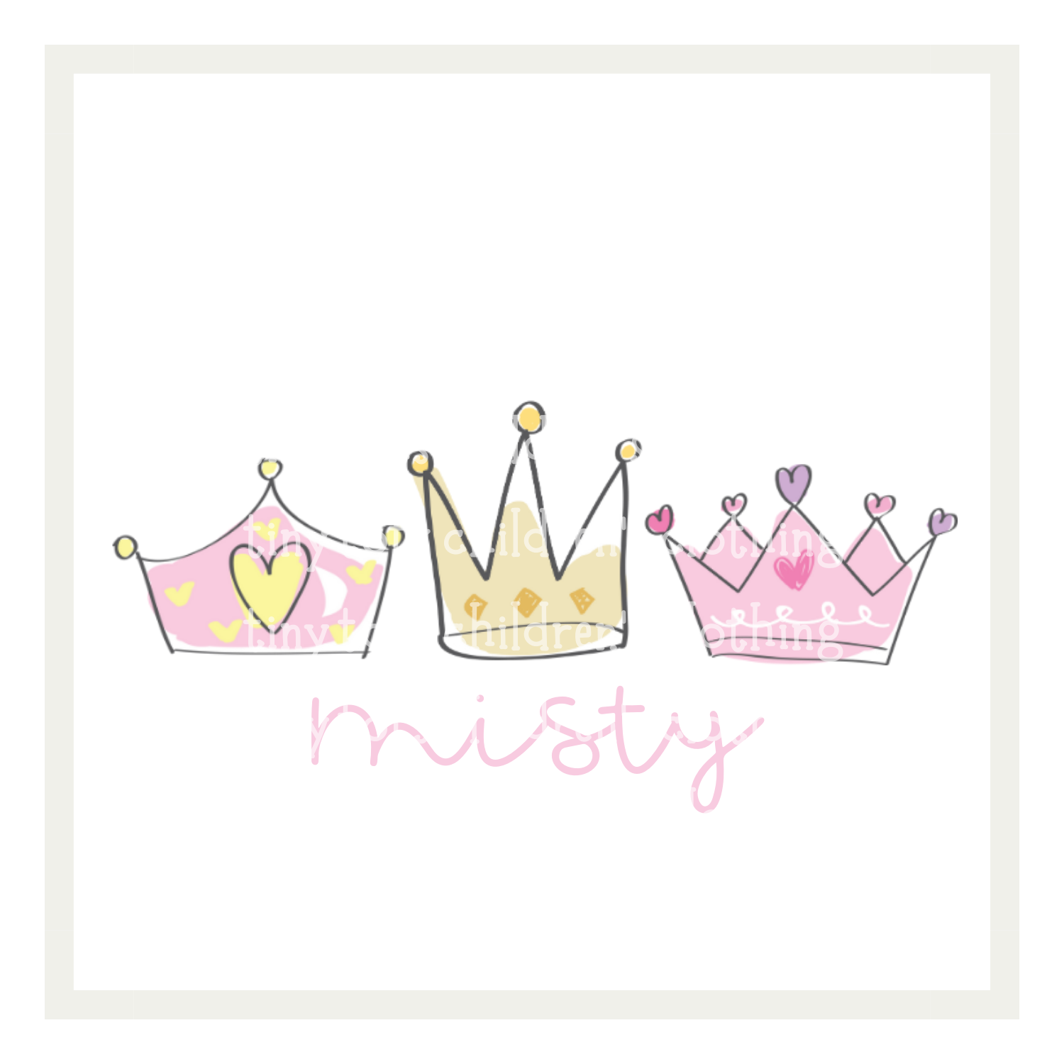 Sweet Crown Trio – Tiny Tots Childrens Clothing