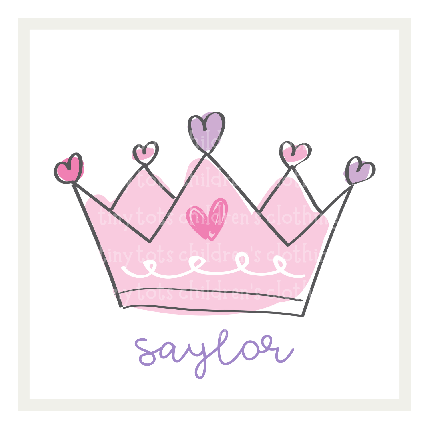 Princess Crown – Tiny Tots Childrens Clothing