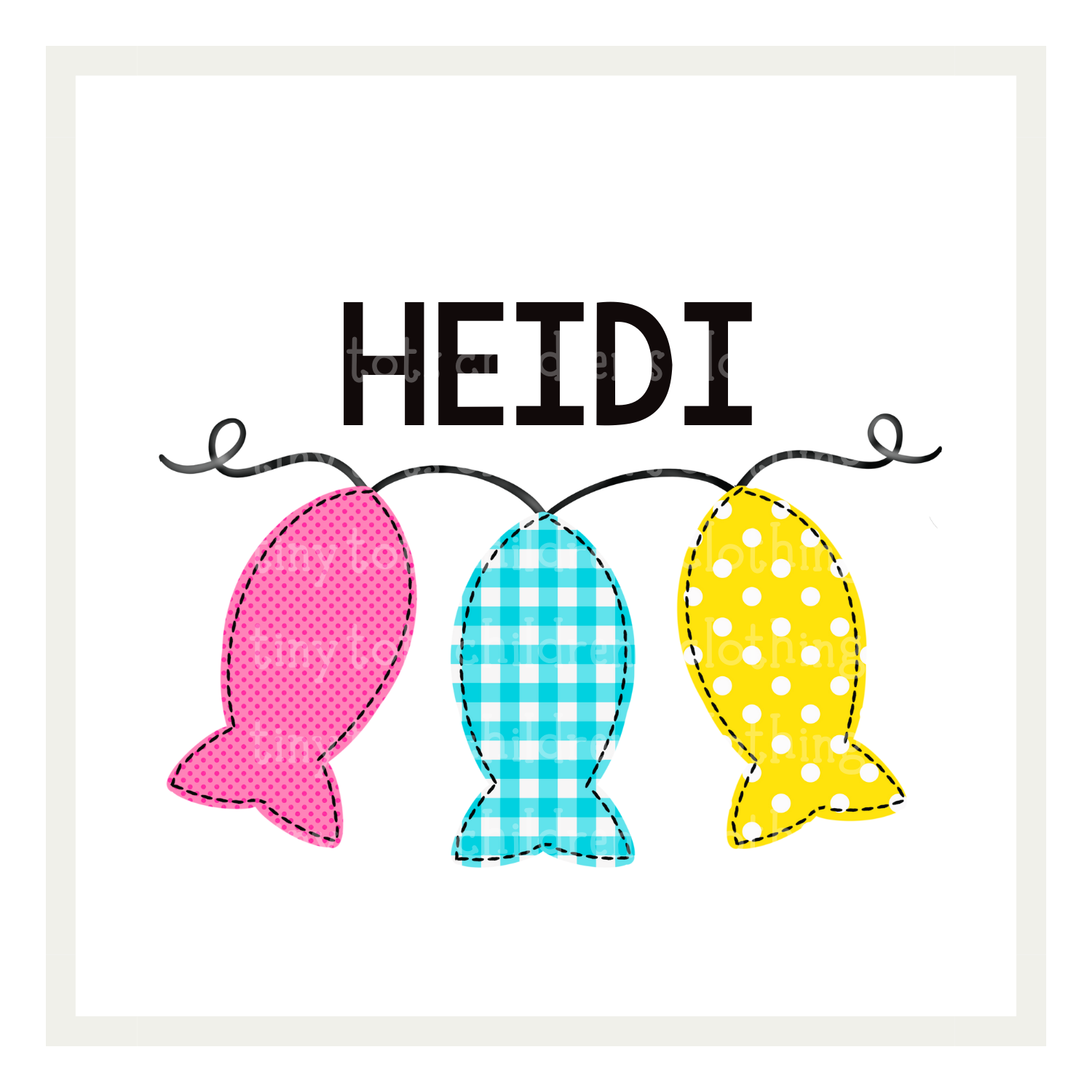 Girly Fish – Tiny Tots Childrens Clothing